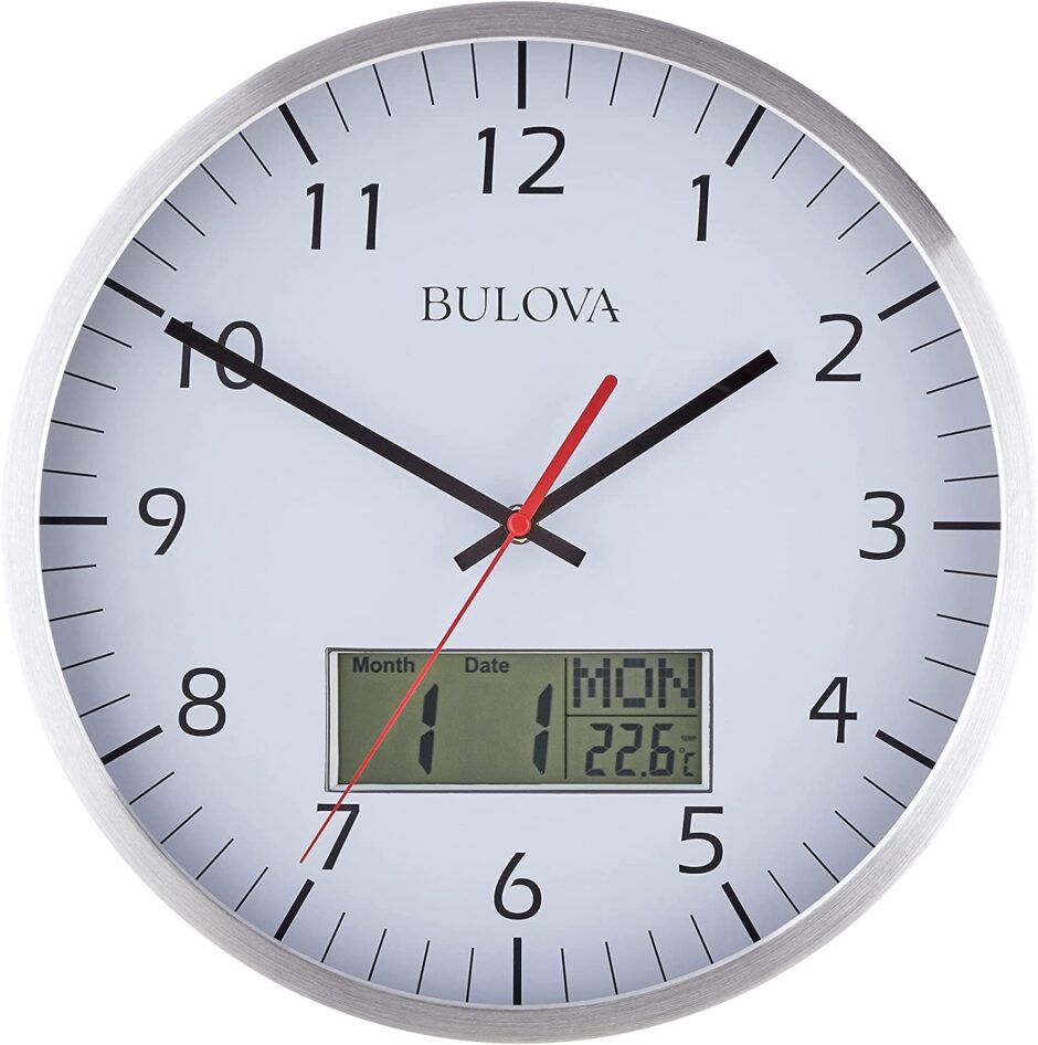 Reloj Bulova de pared, C4810 – Regala Lujo | Tecnología | Estílo de Vida